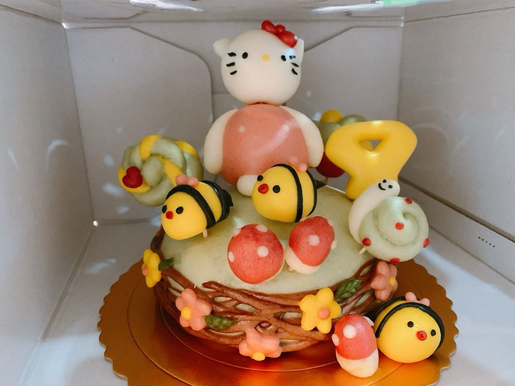 Homemade Mantou cake / birthday cake/ steamed buns, Food & Drinks ...
