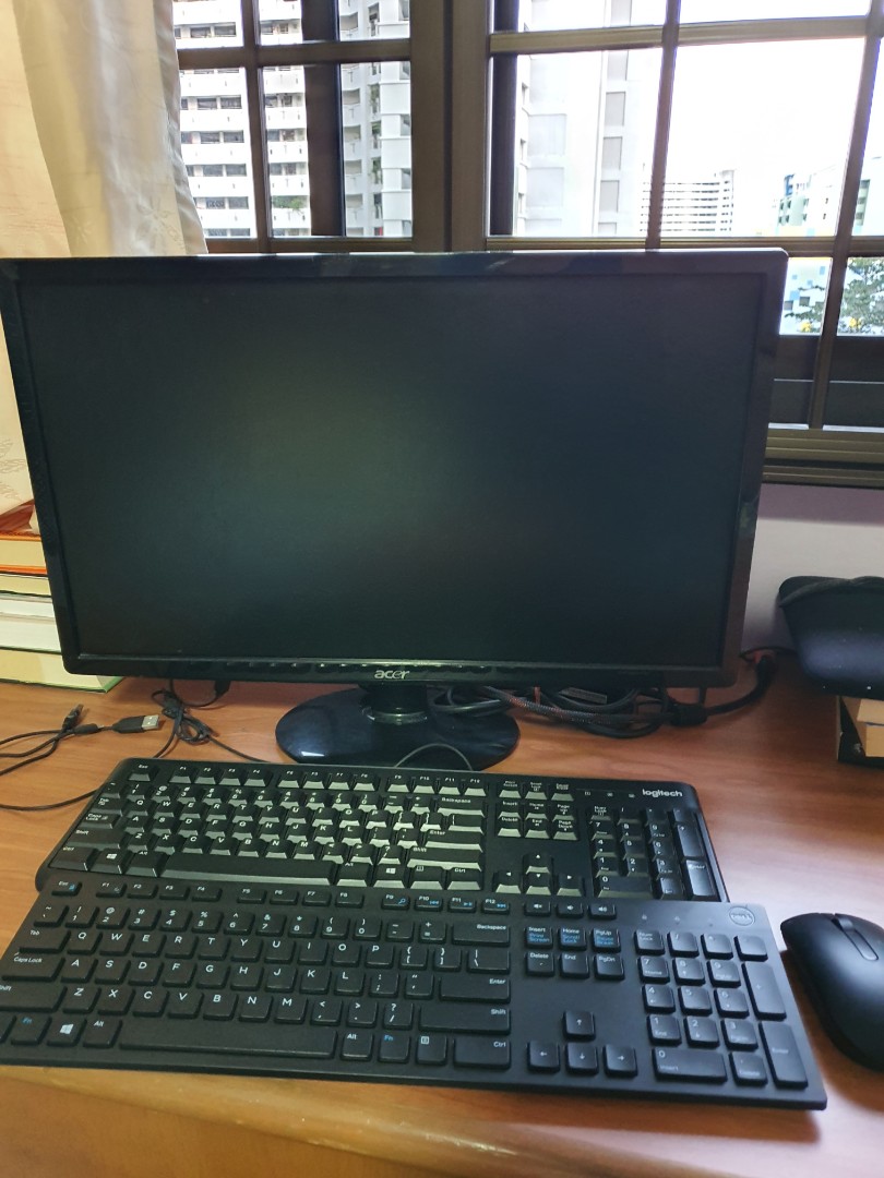 Monitor & Dell Keyboard Set, Computers & Tech, Parts & Accessories ...