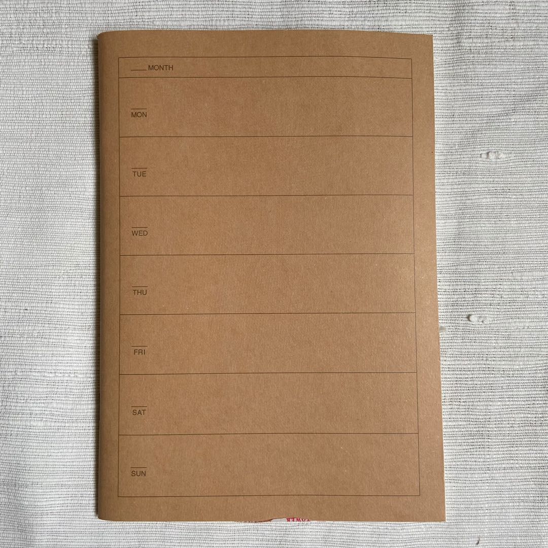 Muji weekly planner, Hobbies & Toys, Stationery & Craft, Stationery ...