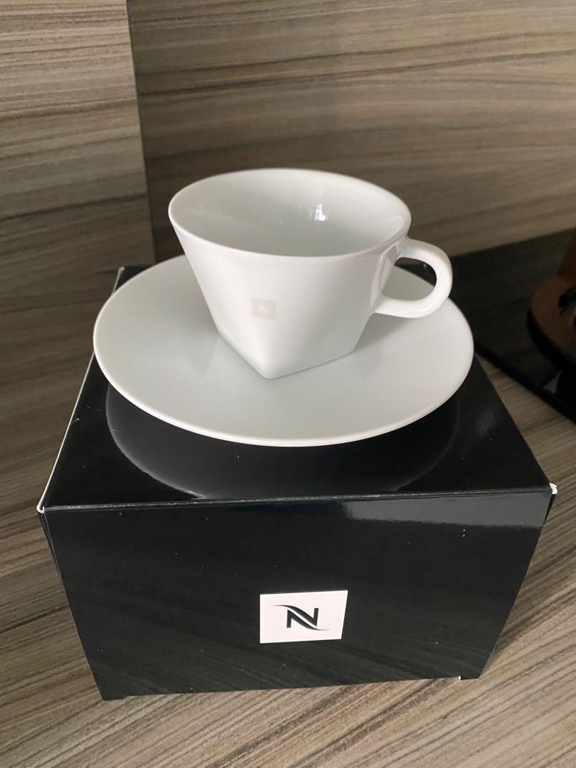 Nespresso Pure cappuccino cup & saucer, TV & Home Appliances, Kitchen ...