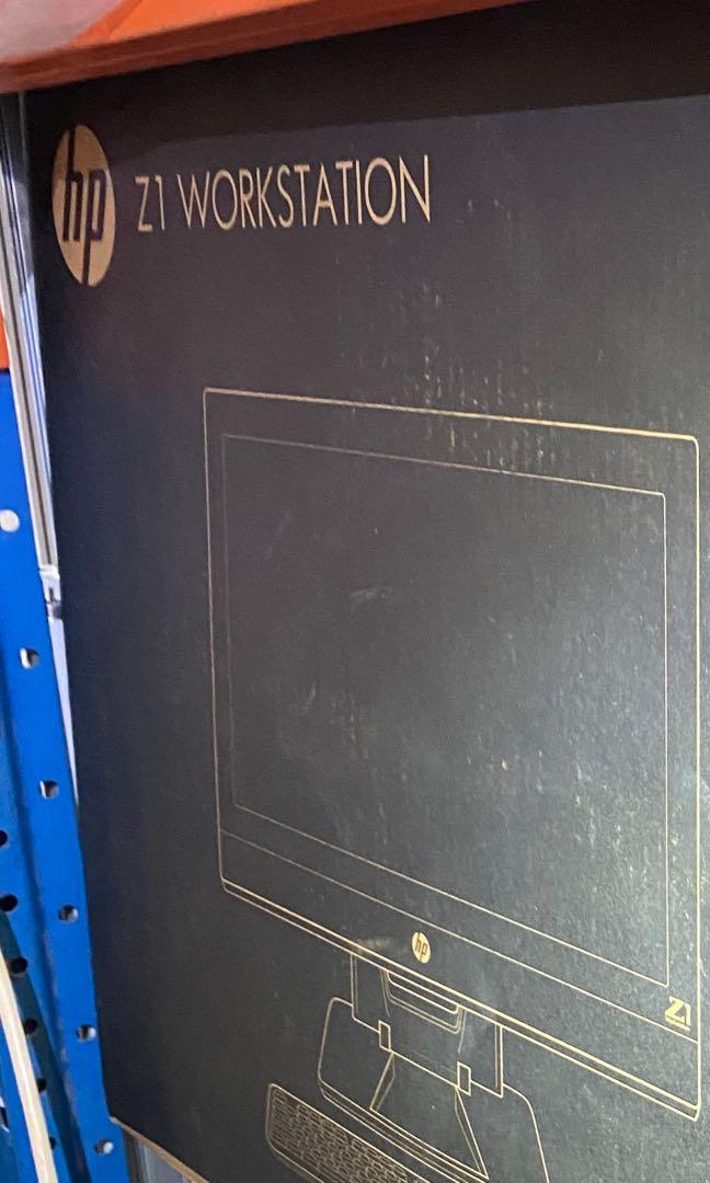 New, old stock Hp Z1 workstation 27” AIO All in one 3rd Gen i5 180Gb ...