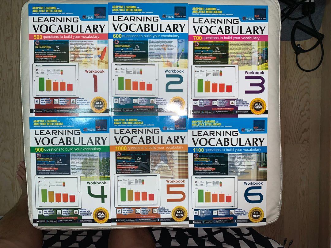 New SAP Primary school vocabulary book - one set, Hobbies & Toys, Books ...