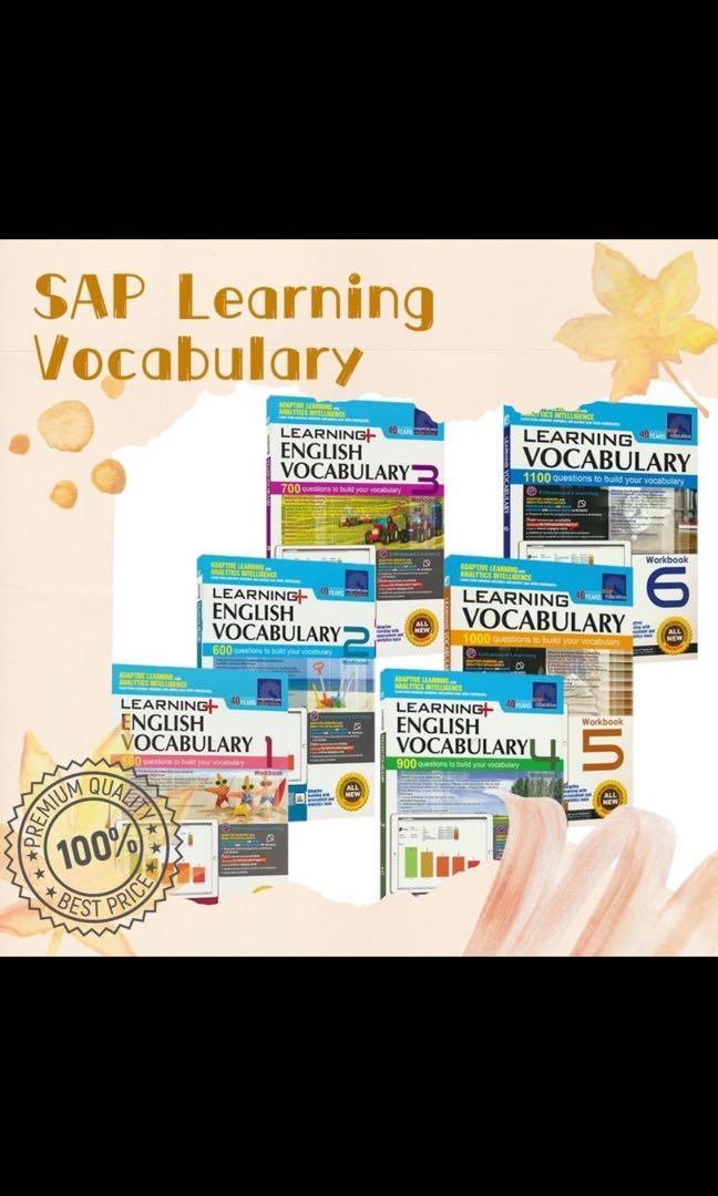 New SAP Primary school vocabulary book - one set, Hobbies & Toys, Books ...