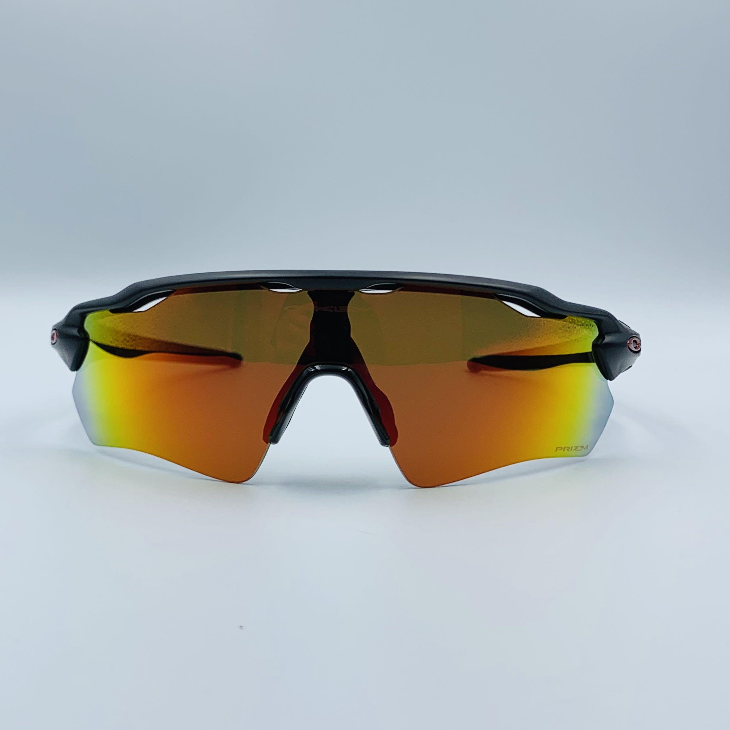 Oakley Radar EV Prizm Ruby Matte Black, Men's Fashion, Accessories ...