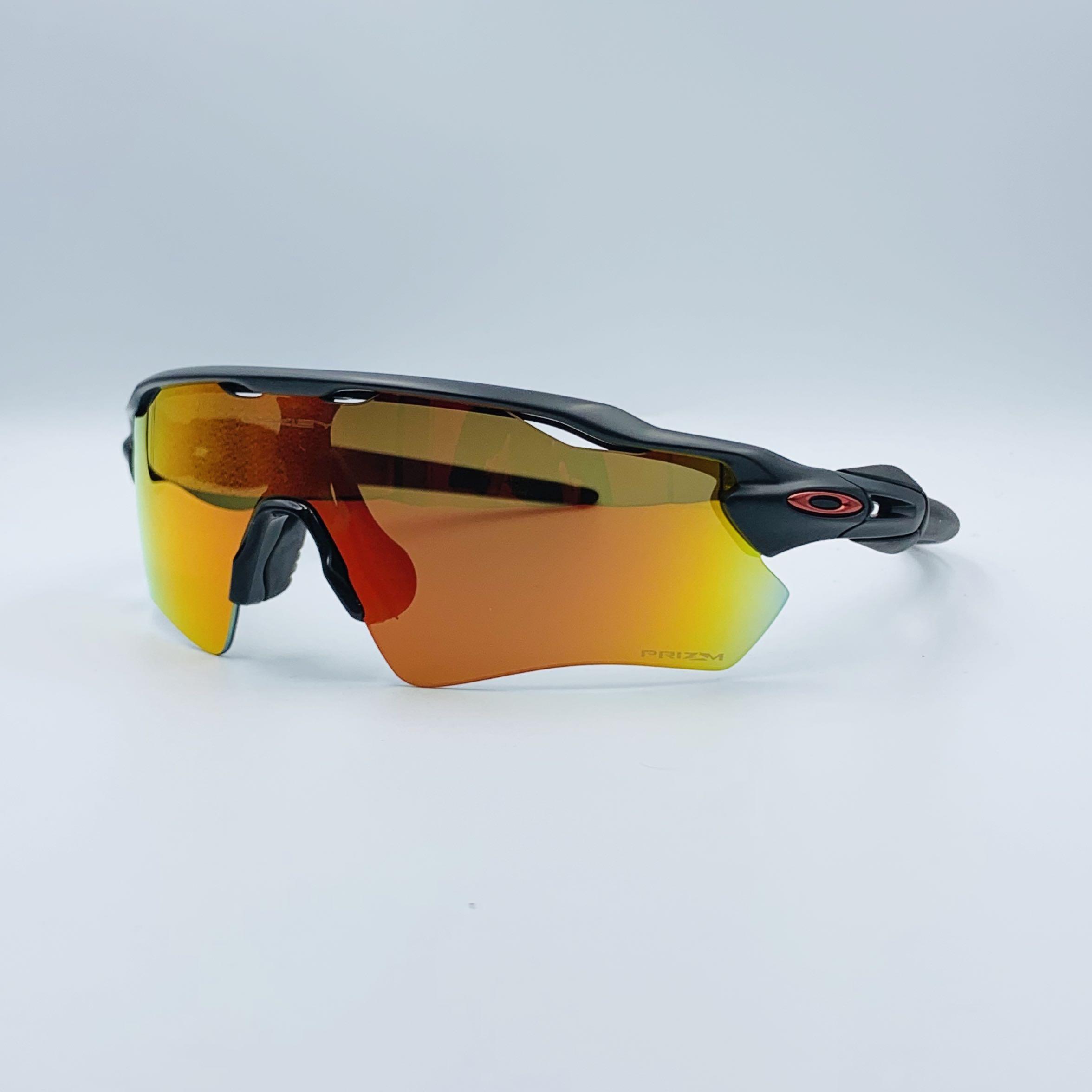 Oakley Radar EV Prizm Ruby Matte Black, Men's Fashion, Accessories ...