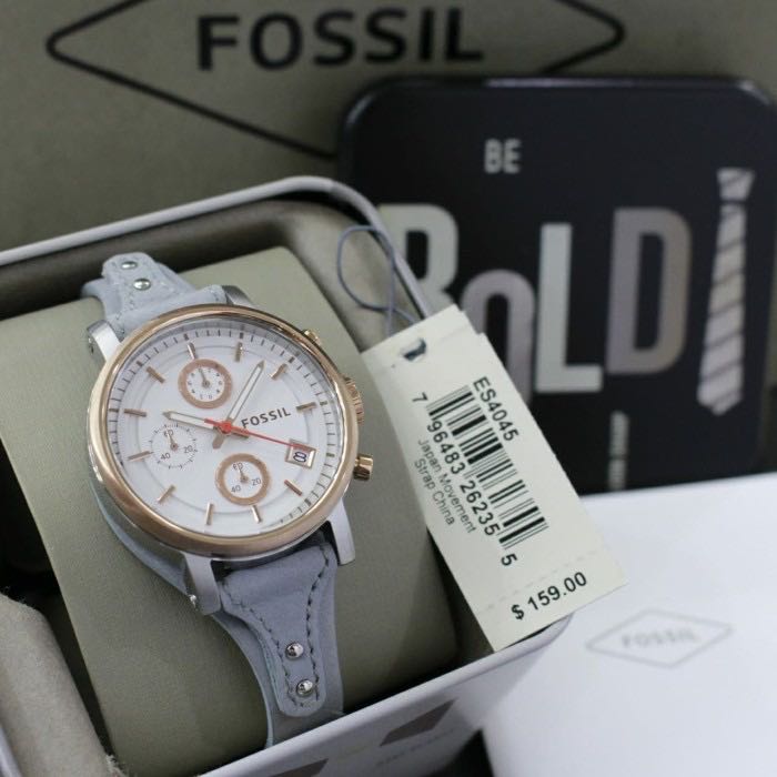 Original 100% Fossil Watch ES4045, Fesyen Wanita, Jam Tangan di Carousell