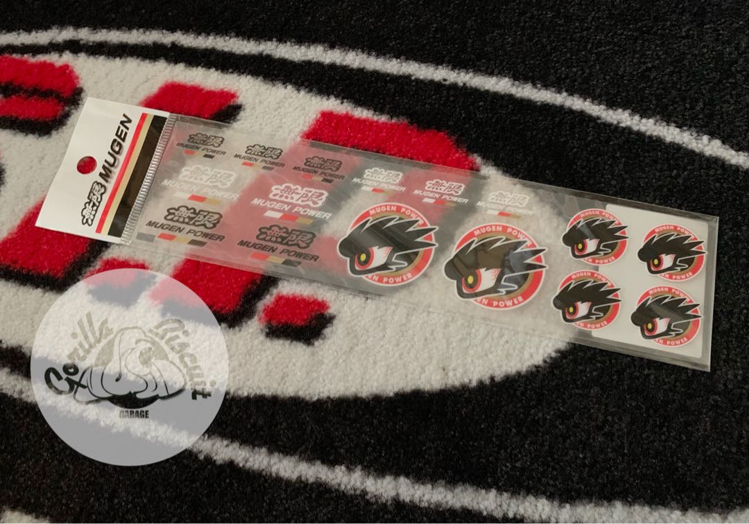 Original Mugen Eye Commander Mini Sticker Set, Auto Accessories on ...