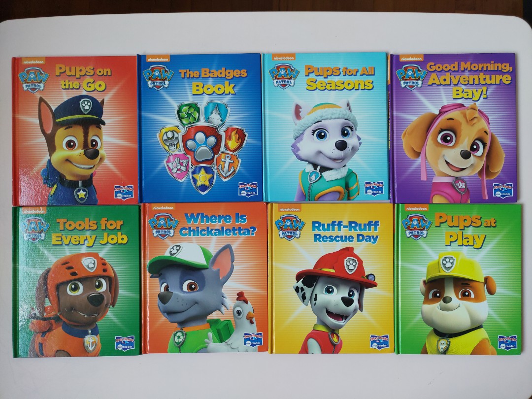 Paw Patrol Story book set (8 books in total), Hobbies & Toys, Books ...