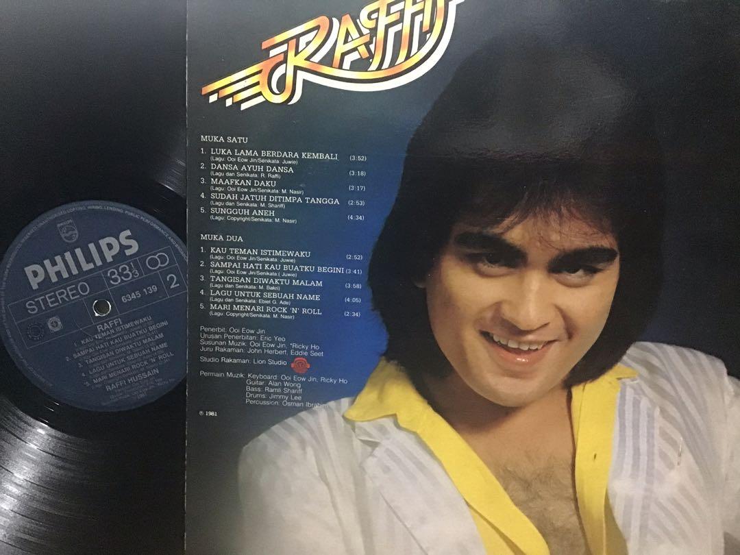 PIRING HITAM MELAYU Raffi Hussain VINYL LP Anubis Malay Record, Hobbies ...