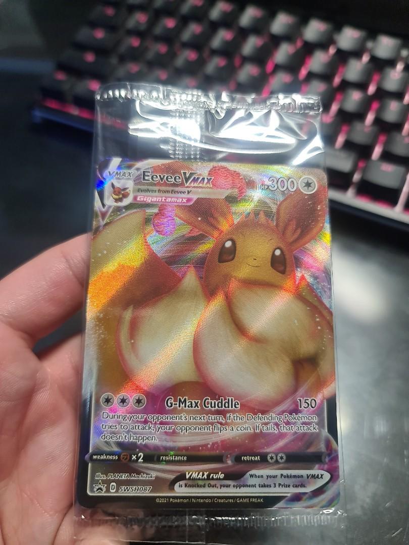 Pokemon Promo Eevee VMAX SWSH087 Sealed, Hobbies & Toys, Toys & Games ...