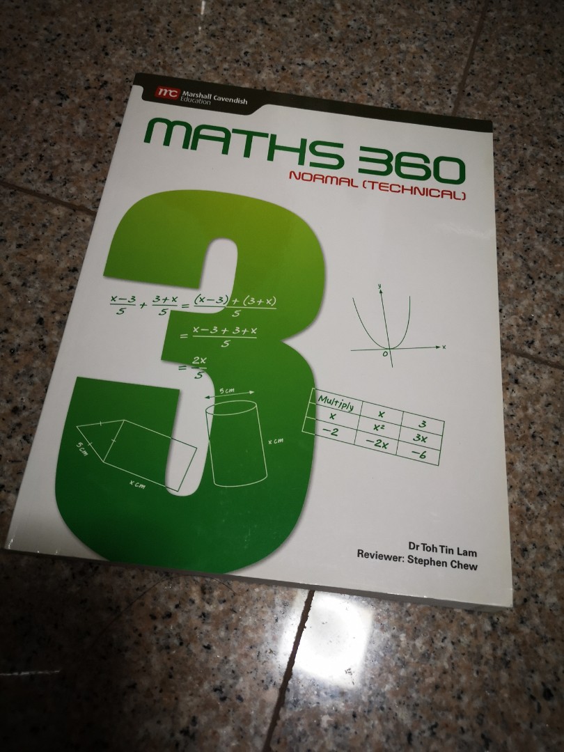 Sec 3 NT normal technical Mathematics textbook maths 360, Hobbies ...