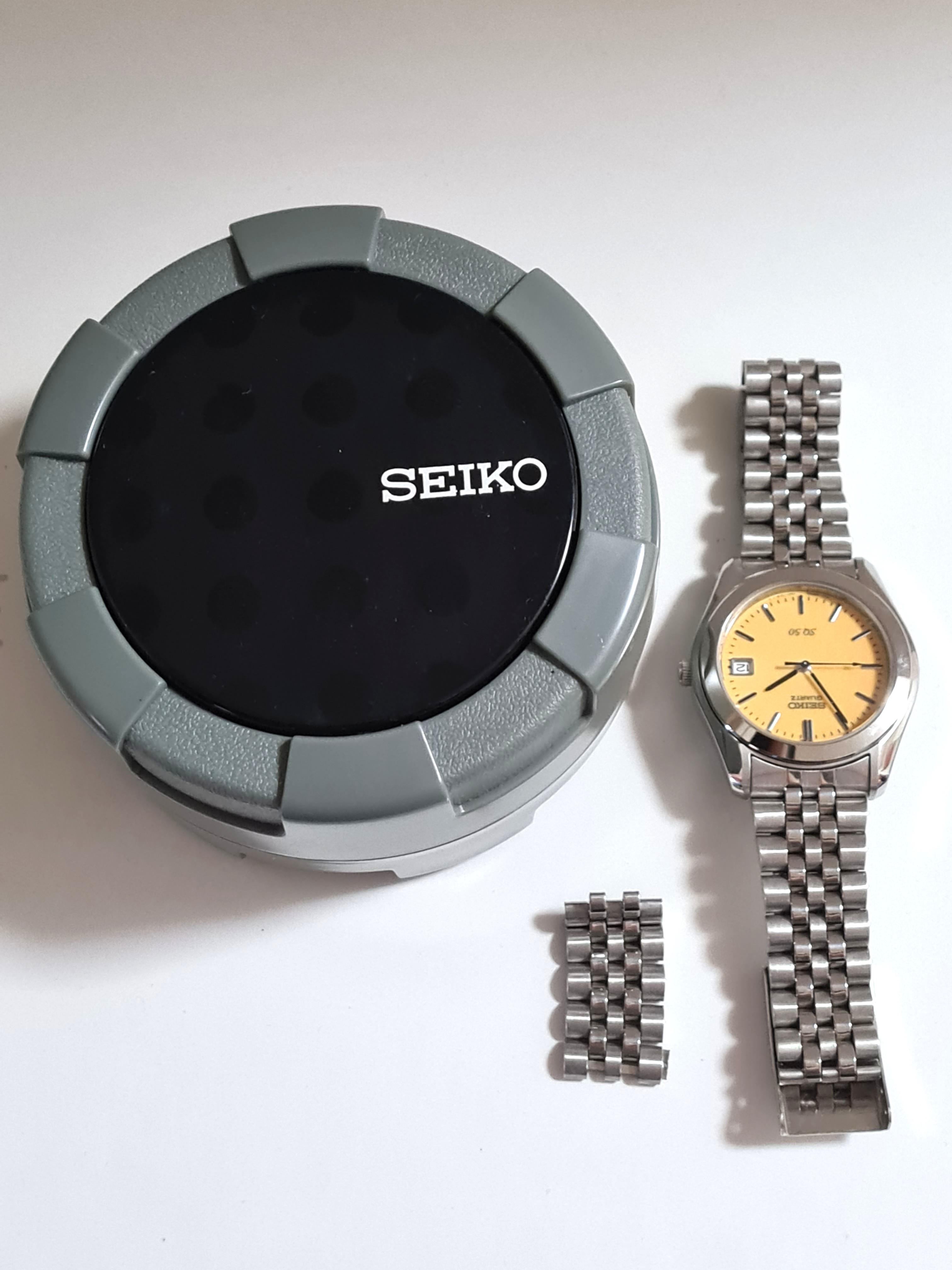 Seiko SQ50 Quartz watch with Date, Men's Fashion, Watches & Accessories ...