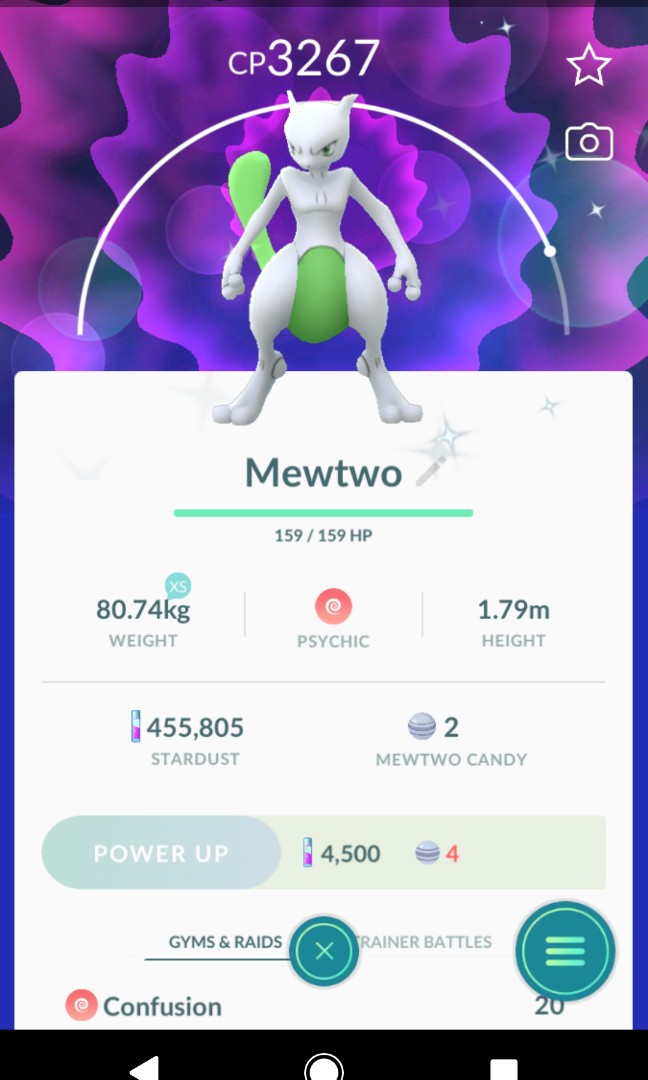 Shiny mewtwo pokemon go, Video Gaming, Gaming Accessories, Game Gift ...