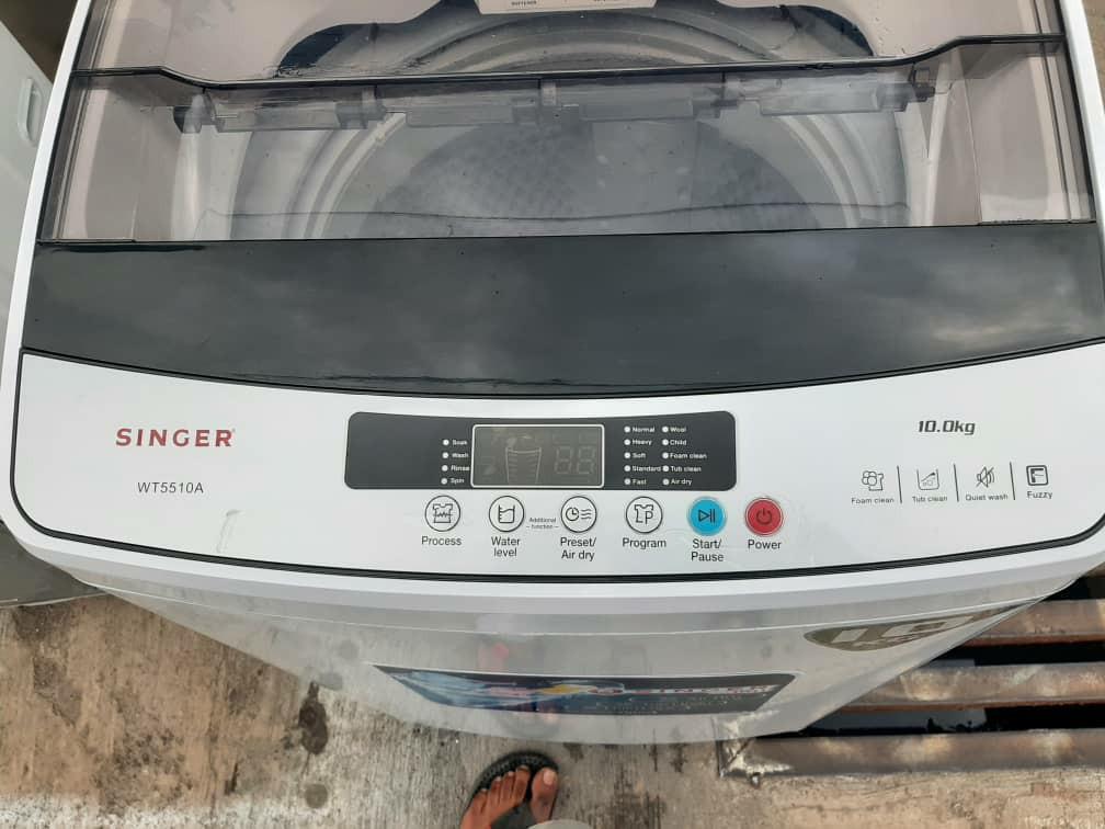 Singer washing machine 10 kg, TV & Home Appliances, Washing Machines ...