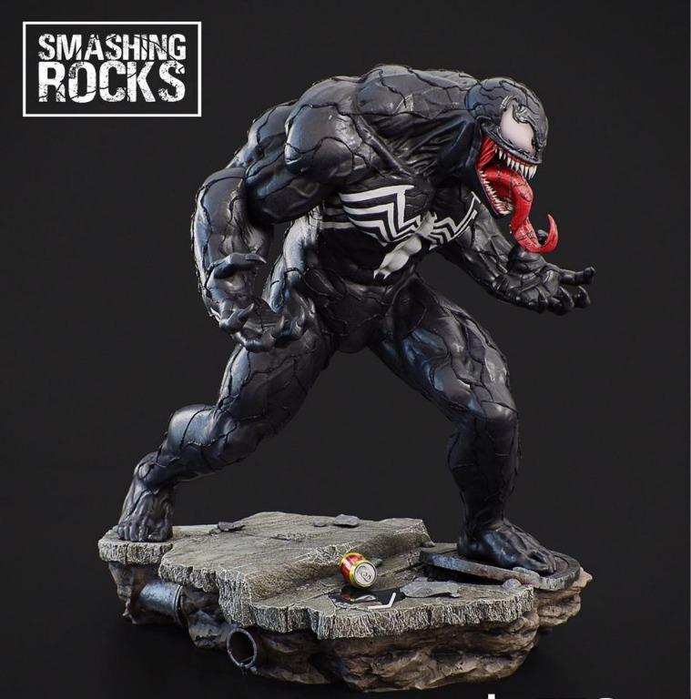 Smashing Rocks Studio - Scale 1/4 Collectible Statue - Venom, Hobbies ...