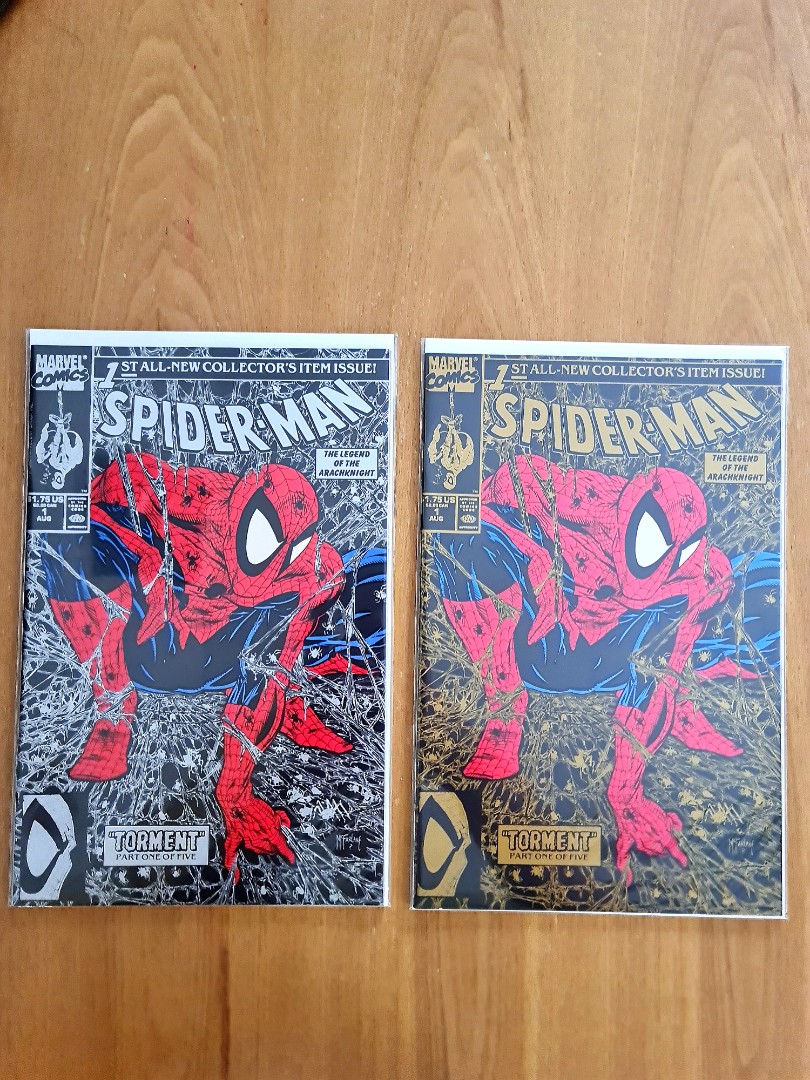 Spider-man #1 Silver and Gold edition, Hobbies & Toys, Memorabilia ...