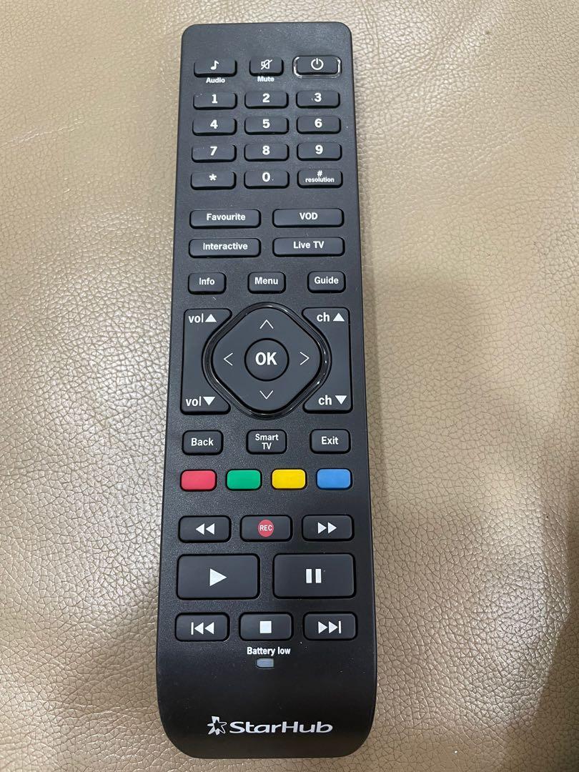 StarHub TV Remote Control, TV & Home Appliances, TV & Entertainment, TV ...