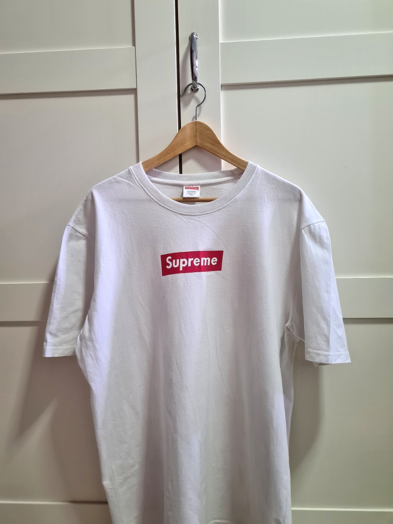 Supreme White T, Men's Fashion, Tops & Sets, Tshirts & Polo Shirts on ...