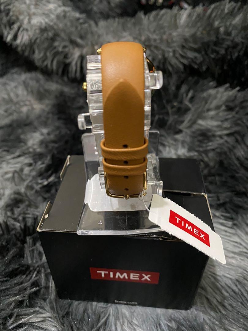 Timex brown leather, Women's Fashion, Watches & Accessories, Watches on ...