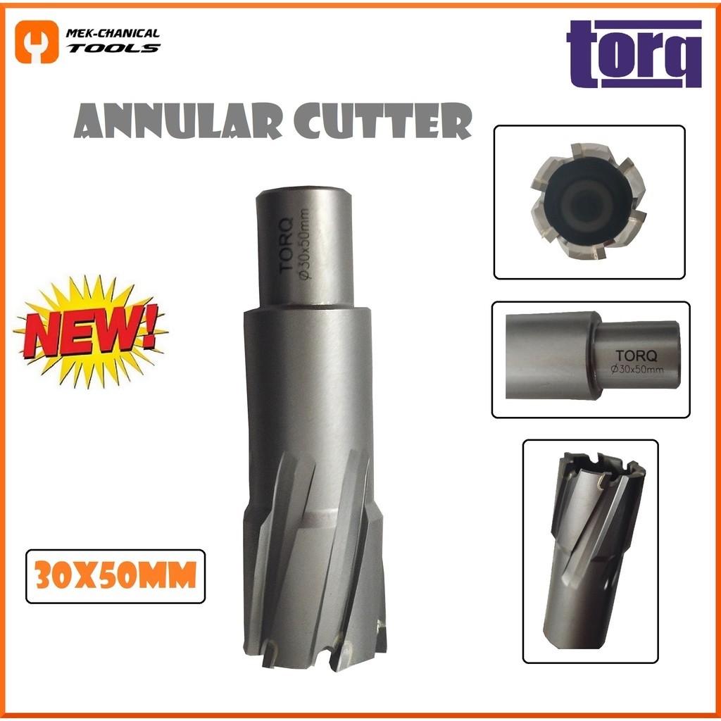 TORQ Annular Cutter Tungsten Carbide Tip (Weldon Type), Commercial ...