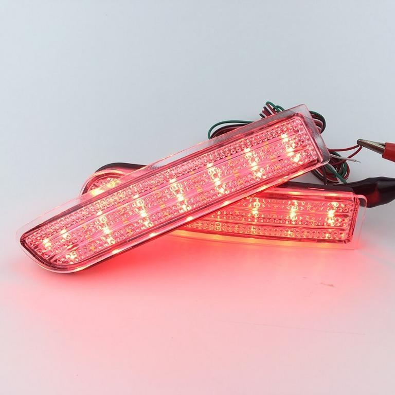 Toyota Wish/Estima rear bumper LED reflector (white based), Car ...