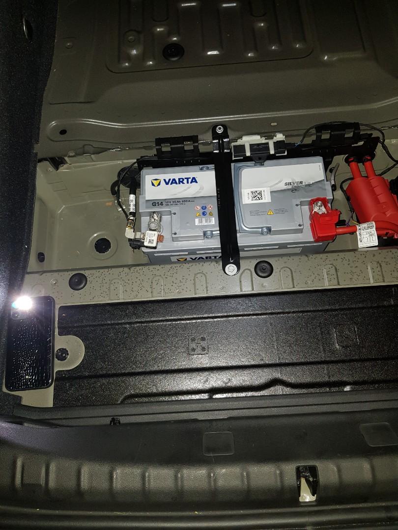 Varta 95ah AGM BATTERY CHANGE FOR BMW F10 520i, Car Accessories, Car ...