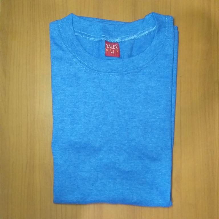 YALEX (RED LABEL) UNISEX PLAIN ROUND NECK SHIRTS (COLORED, B&W), Men's ...