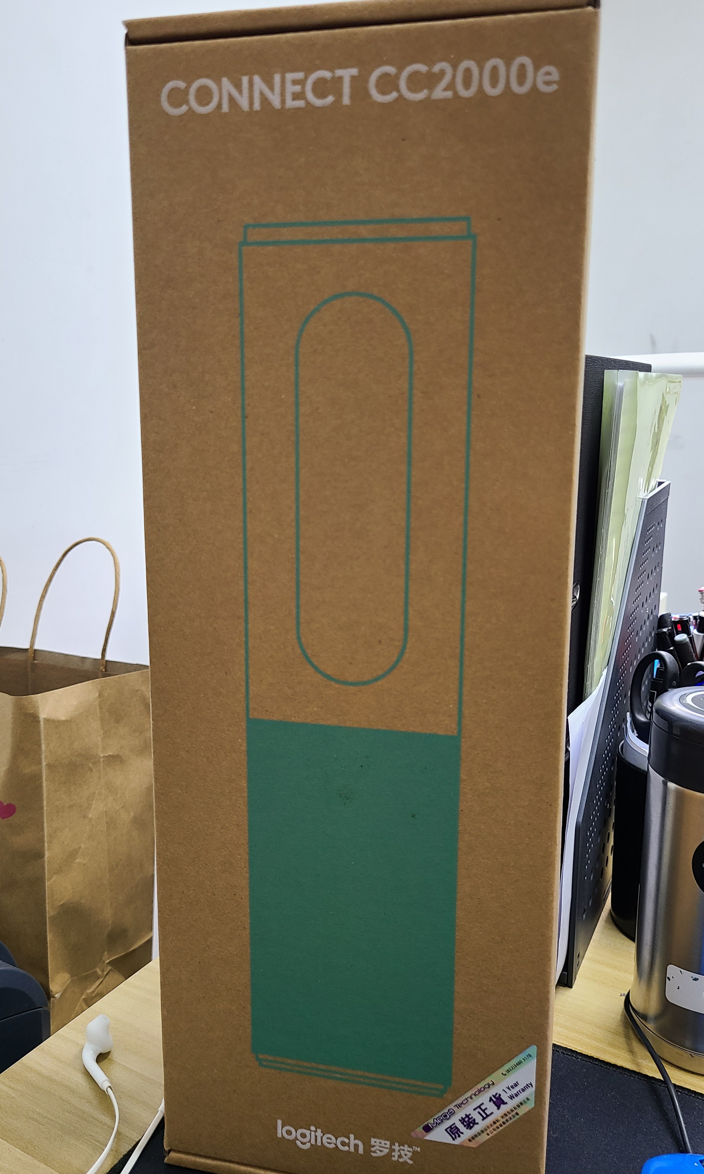 全新 水貨 Logitech Conference Cam Connect CC2000e 會議鏡頭, 傢俬＆家居, 保安及門鎖 , 保安系統 ...