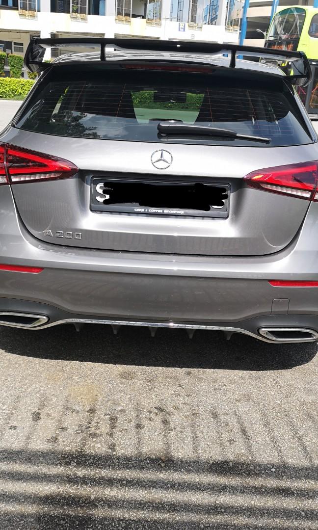A200 amg rear diffuser only, Car Accessories, Accessories on Carousell