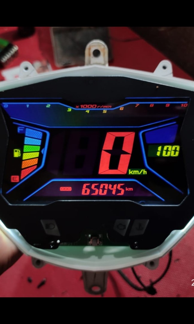 Aerox NVX custom speedometer, Motorcycles, Motorcycle Accessories on ...