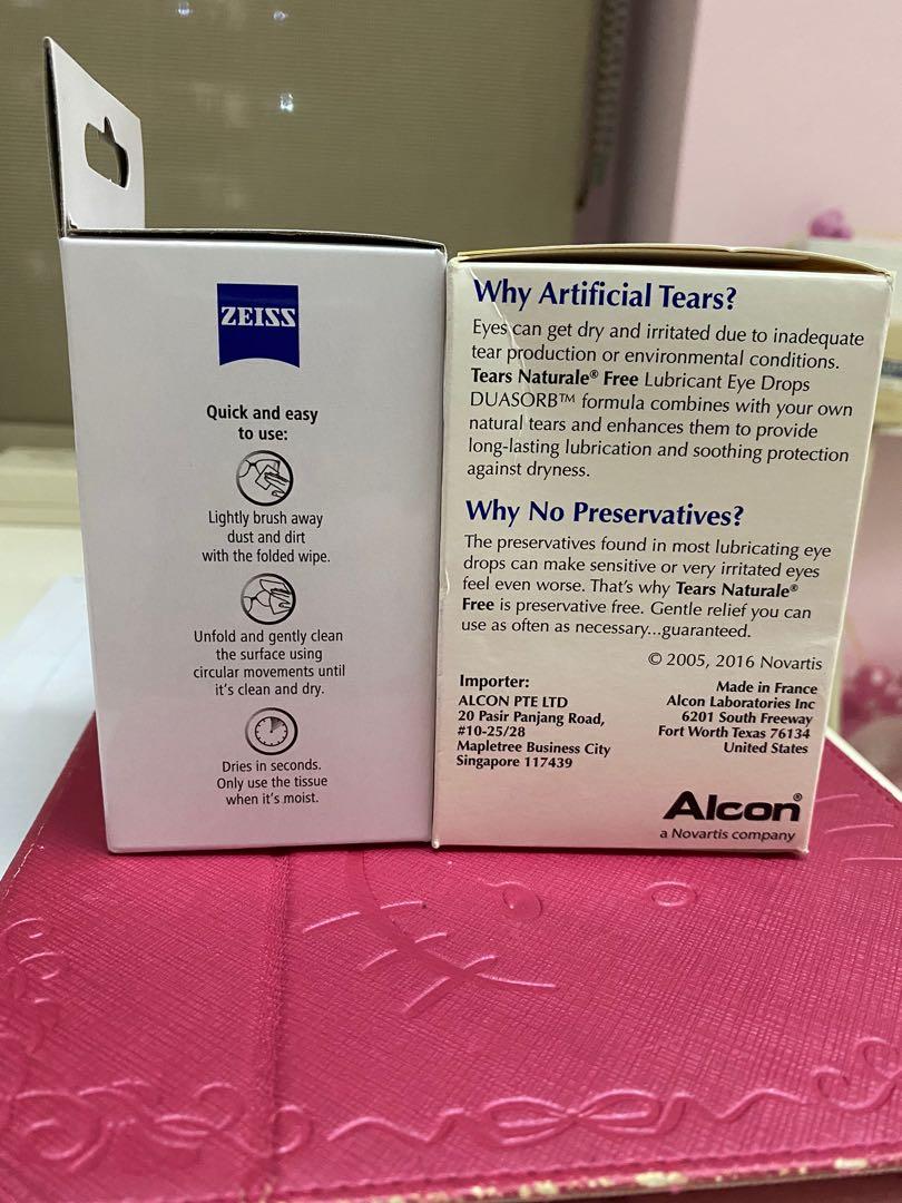 Alcon lubricant eye drop tears lens wipes cleaning 30 pc, Everything ...