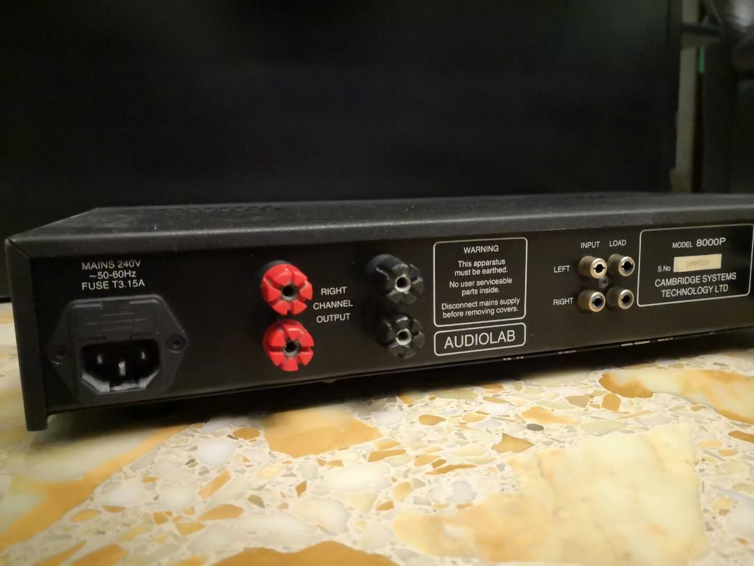 Audiolab 8000p power amplifier, Audio, Other Audio Equipment on Carousell