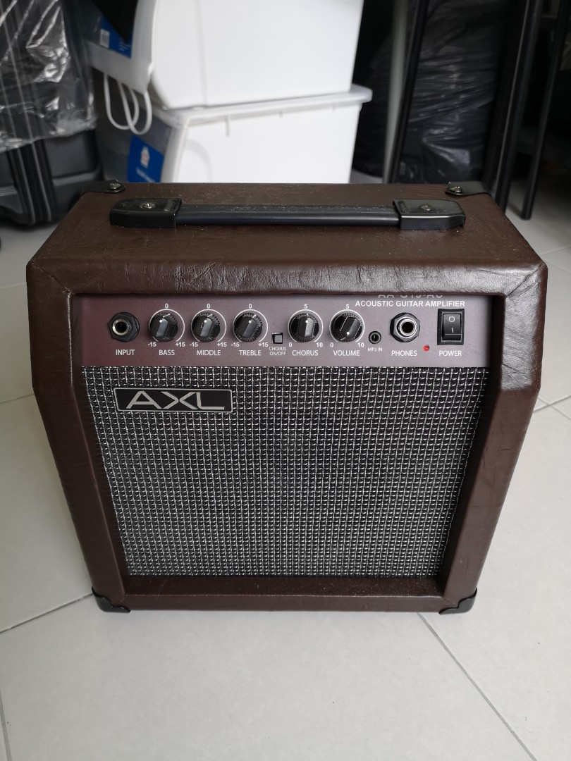 AXL AA-G15-AC Acoustic Guitar Amplifier, Audio, Soundbars, Speakers ...
