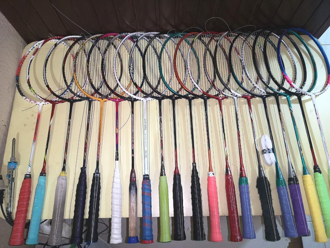 Badminton Racket stringing, Sports, Sports & Games Equipment on Carousell