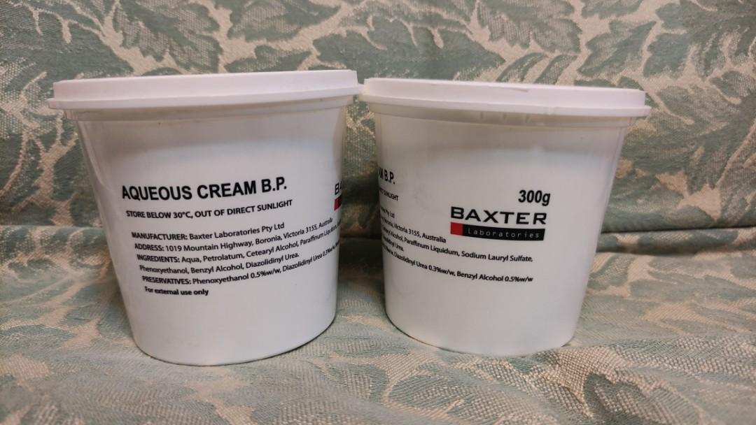BAXTER AQUEOUS CREAM B.P. 冷霜 300g 澳洲製造 主婦手 腳踭, 健康及營養食用品, 健康補充品, 健康補充品 ...
