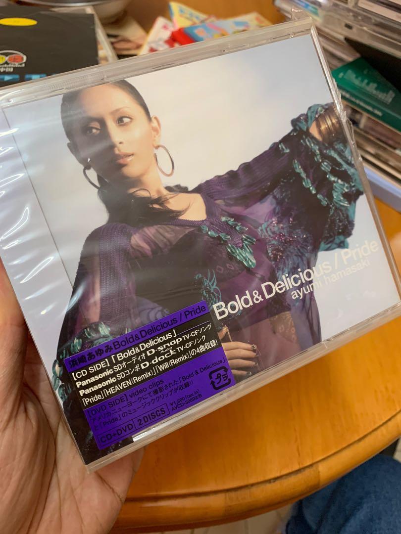 日版CD&DVD 濱崎步 Ayumi Hamasaki Bold & Delicious/ Pride CD & DVD, 興趣及遊戲, 音樂、樂器 & 配件, 音樂與媒體 - CD 及 ...