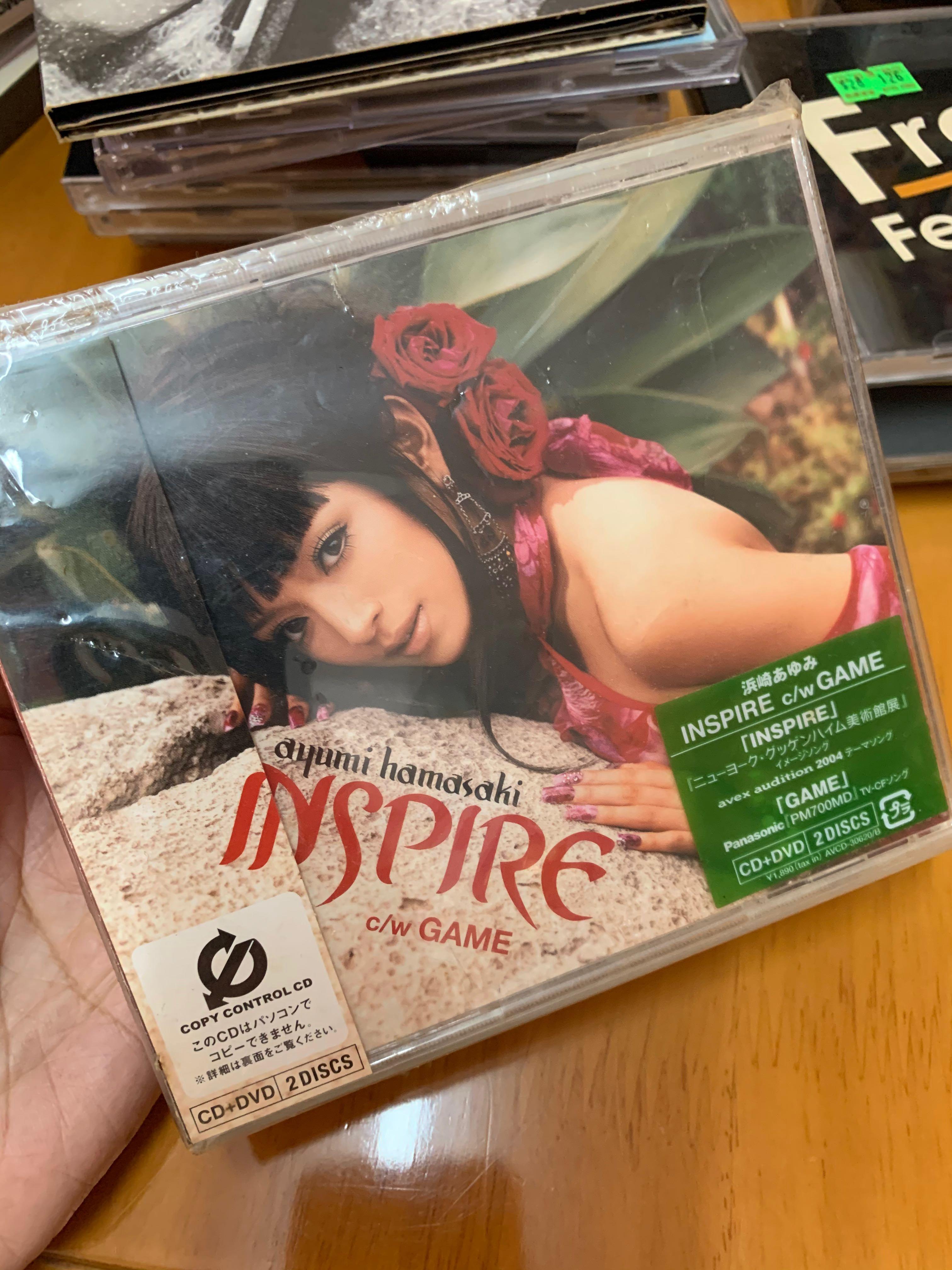 日版CD&DVD 濱崎步 Ayumi Hamasaki Inspire c/w Game Single CD, 興趣及遊戲, 音樂樂器 & 配件, 音樂與媒體 - CD 及 DVD ...