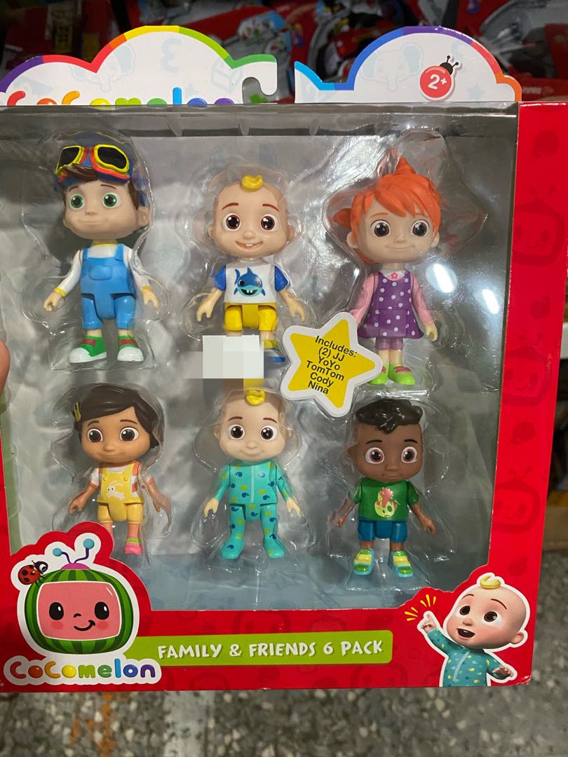 Cocomelon-公仔6入組, 家具及居家用品, 戶外家具在旋轉拍賣