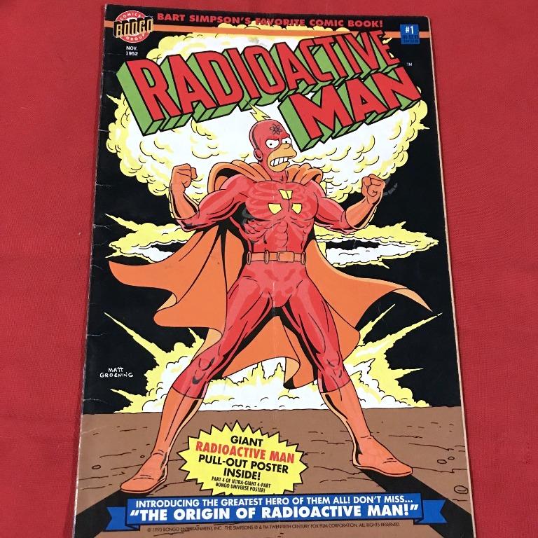 Collectible Simpsons Comics: Radioactive Man #1 The Origins of ...