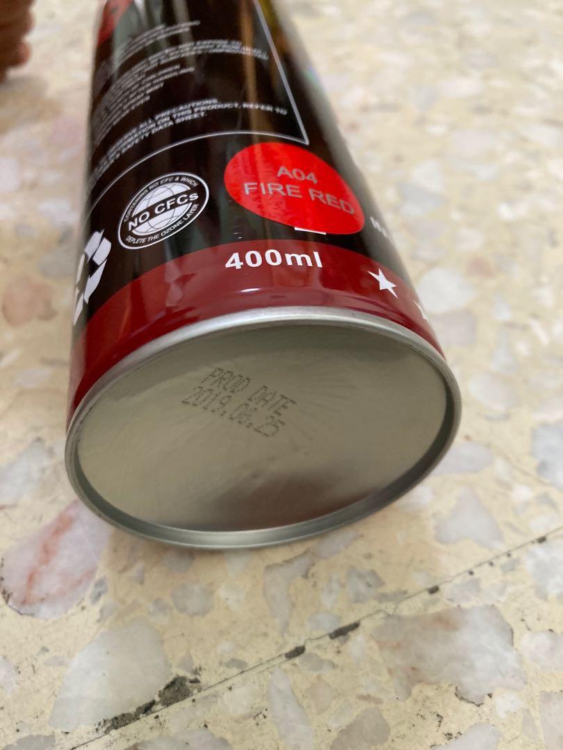 Corex aerosol paint , 004 fire red color, 400ml, Hobbies & Toys ...