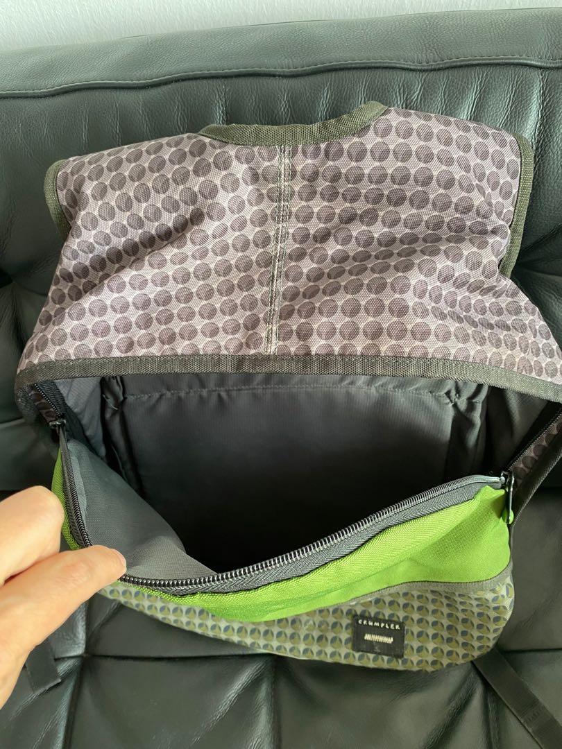 Crumpler Green Backpack - $20, Men's Fashion, Bags, Backpacks on Carousell