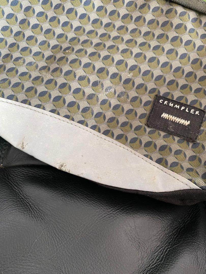 Crumpler Green Backpack - $20, Men's Fashion, Bags, Backpacks on Carousell