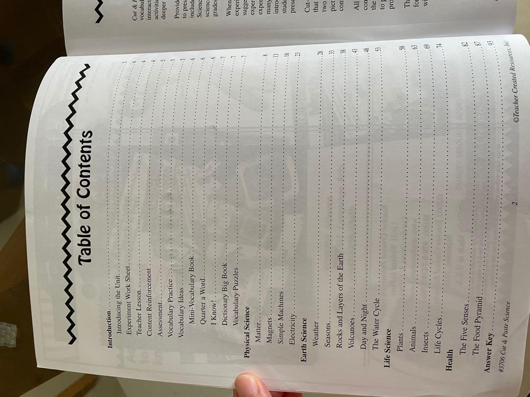 Cut & Paste Science Book, Hobbies & Toys, Books & Magazines, Assessment ...