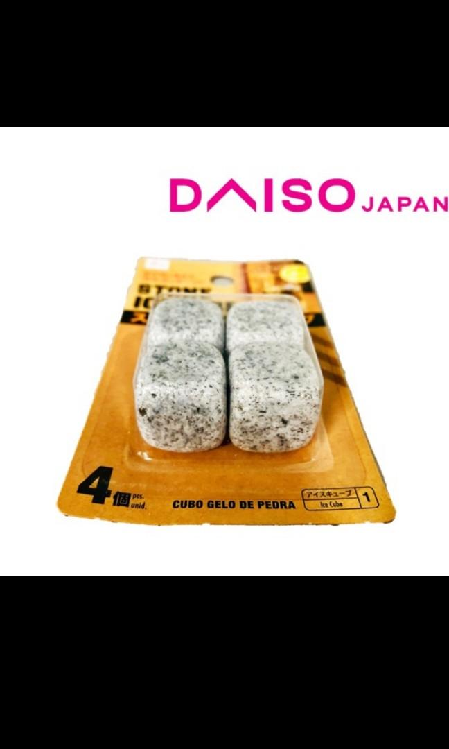 DAISO STONE ICE CUBE 4PCS, TV & Home Appliances, Kitchen Appliances, Other Kitchen Appliances on ...