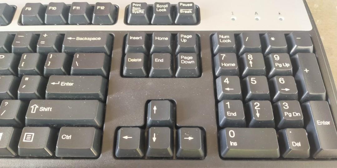 Desktop Computer Keyboard PS2 HP Original, Computers & Tech, Parts ...