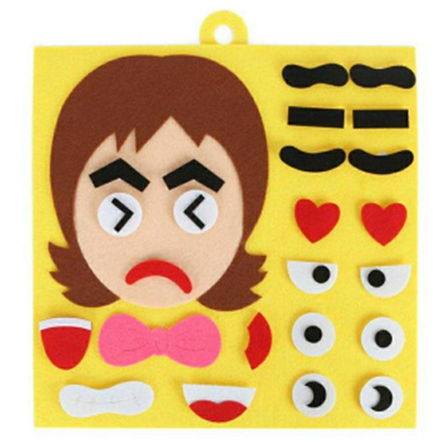 Feelings/Emotion Felt with Velcro Set, Babies & Kids, Baby Nursery ...