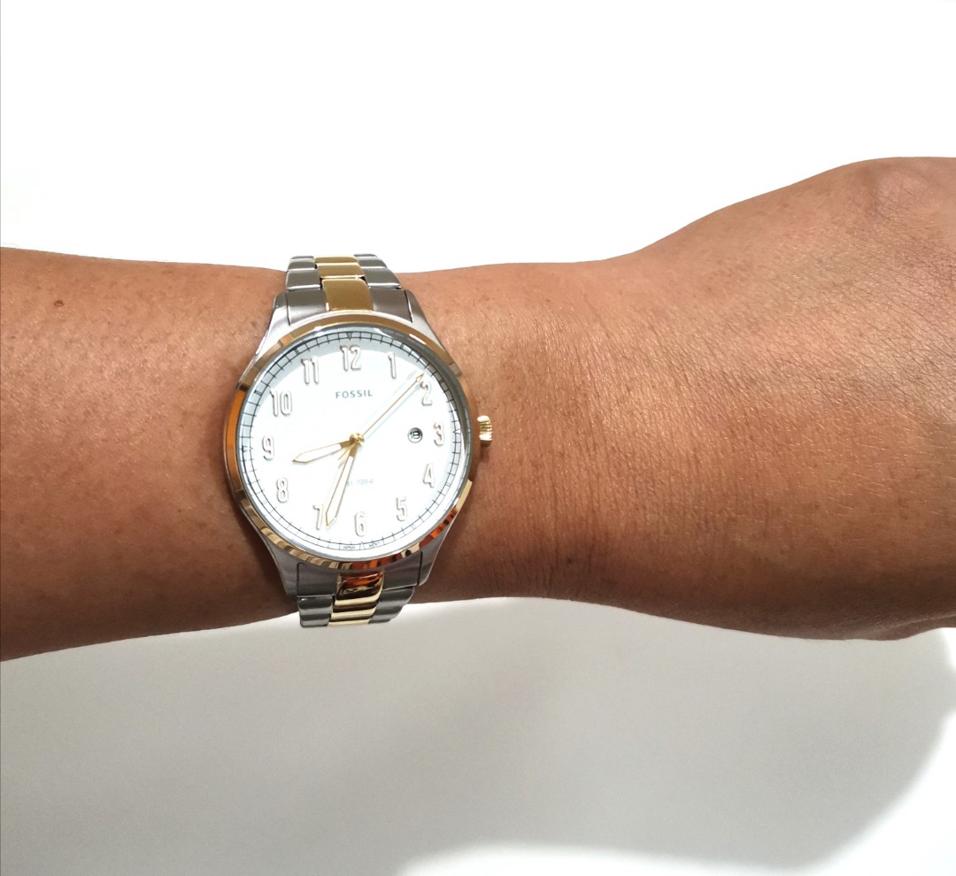 FOSSIL Lady Forrester Two-Tonr watch, Women's Fashion, Watches ...