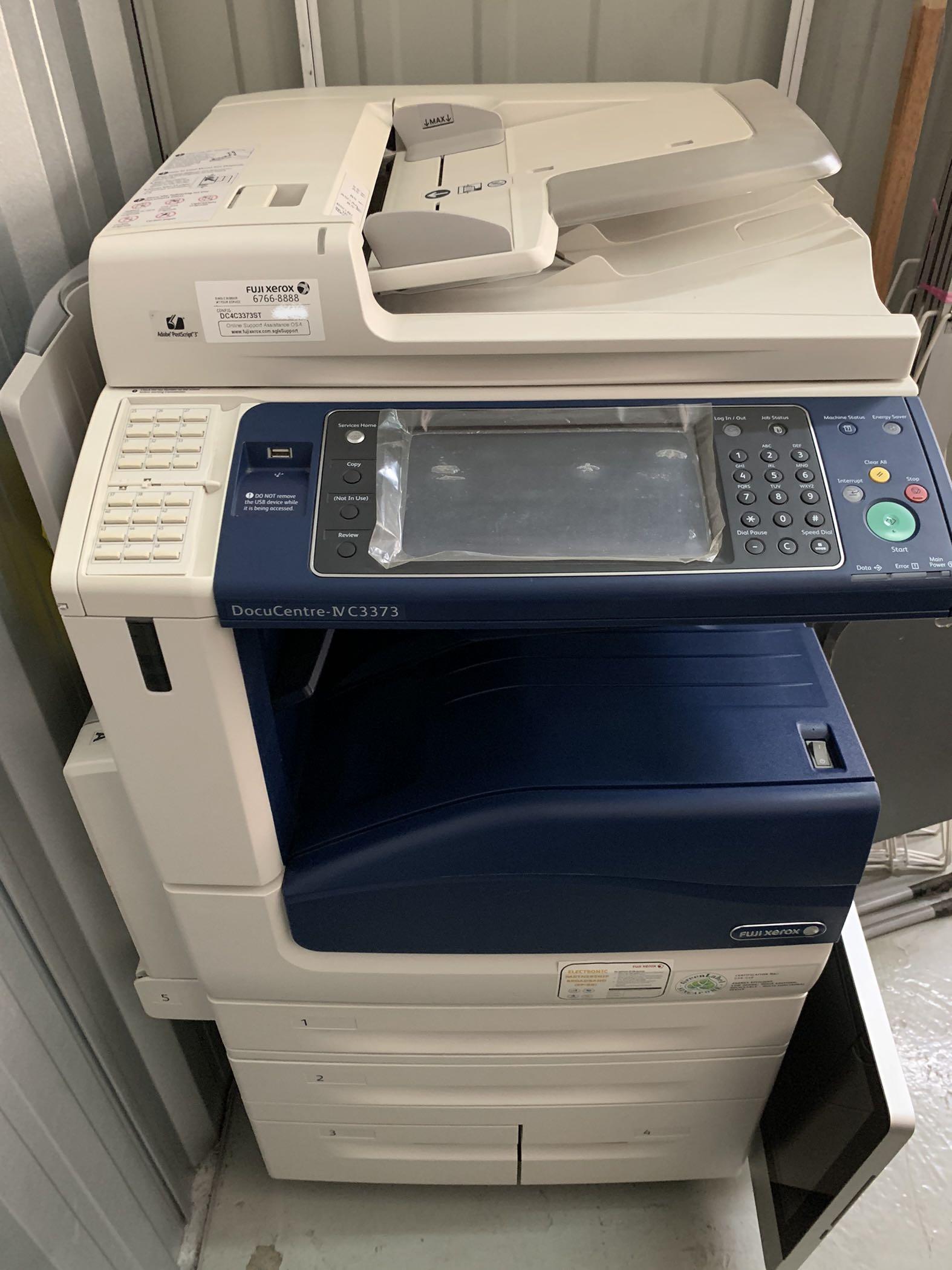 Fuji Xerox DocuCentre IV-C3373 for sale . Free 2 New original unopened toners. Cyan & Magenta ...