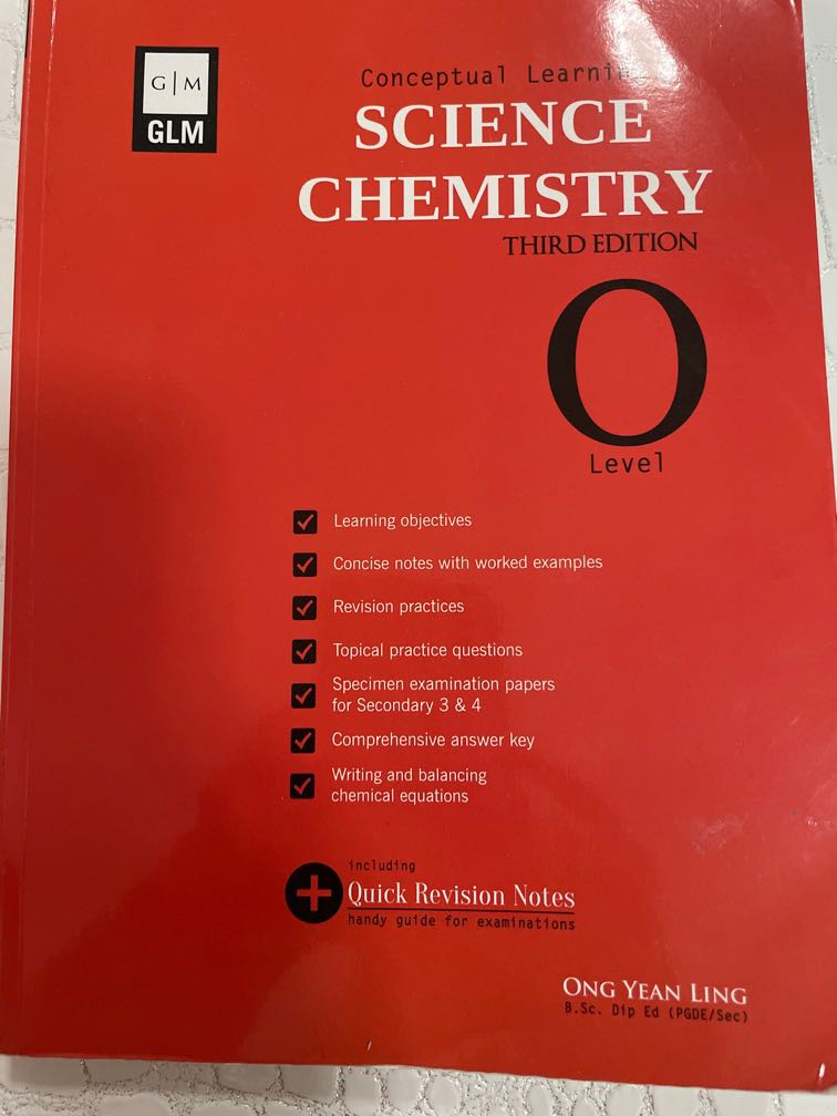 GLM SCIENCE CHEMISTRY BOOK, Hobbies & Toys, Books & Magazines ...
