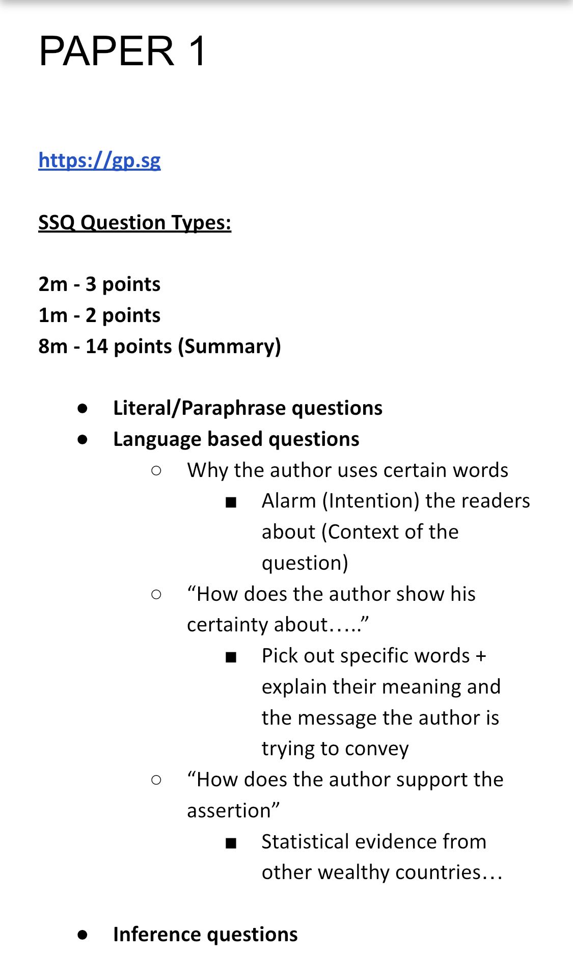 GP NOTES FOR A LEVELS (soft copy), Hobbies & Toys, Books & Magazines ...